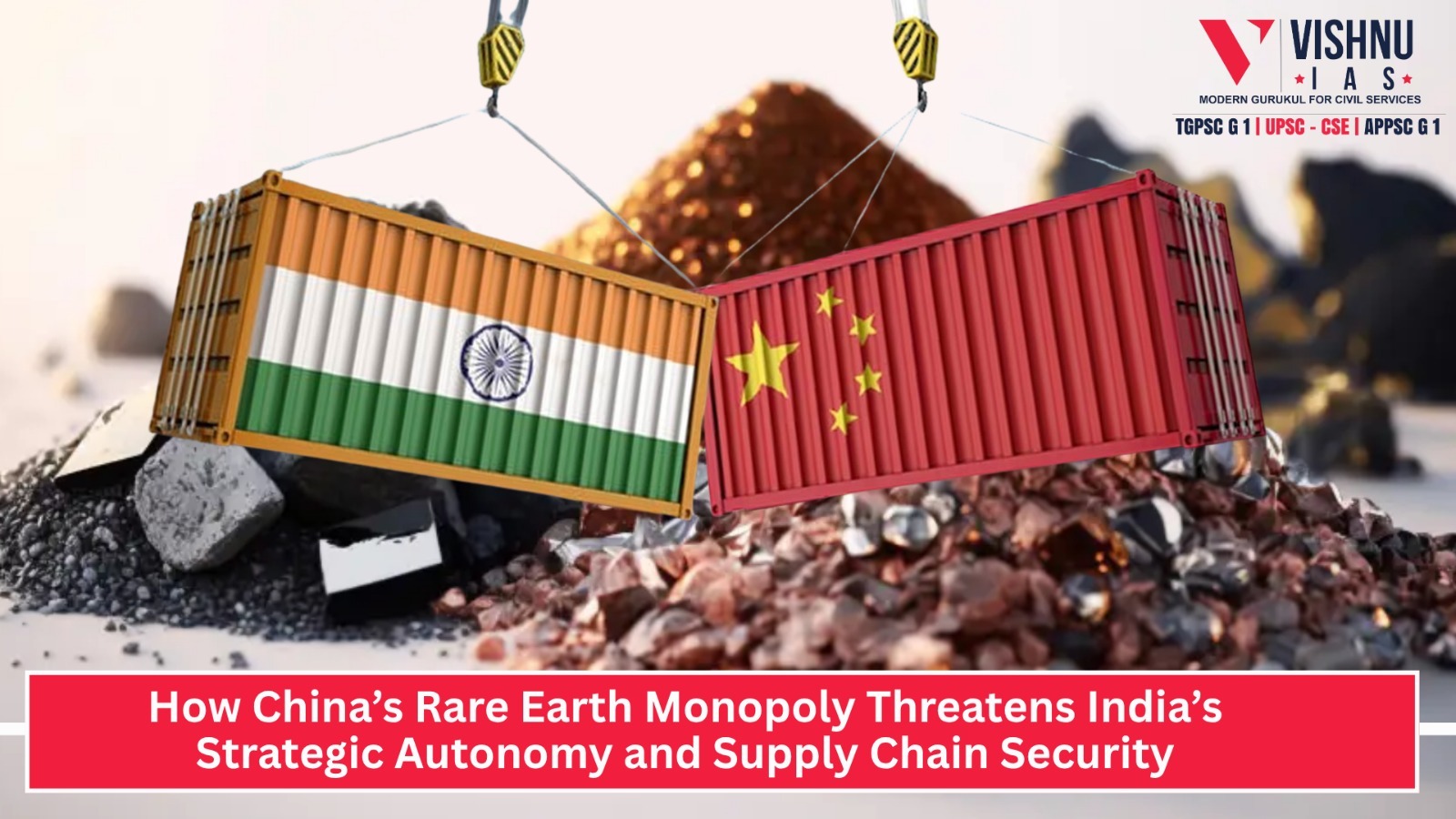 How China’s Rare Earth Dominance Threatens India’s Strategic Autonomy ...